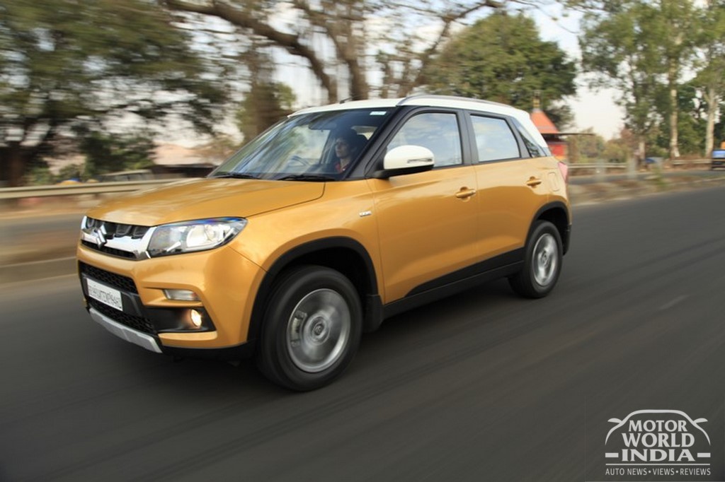Maruti Vitara Brezza Front Three Quarter - Motor World India