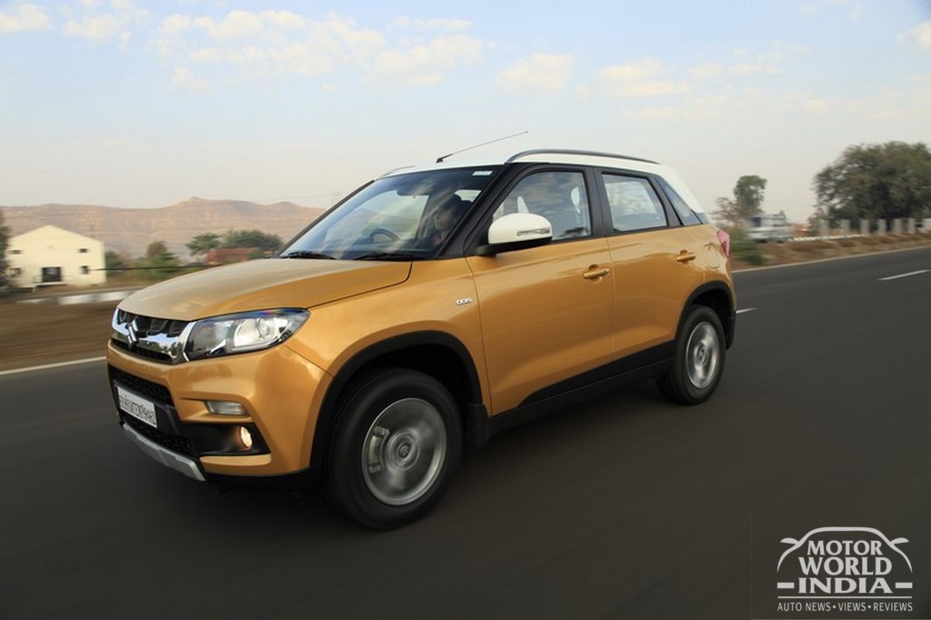 Maruti Vitara Brezza Front Three Quarter - Motor World India
