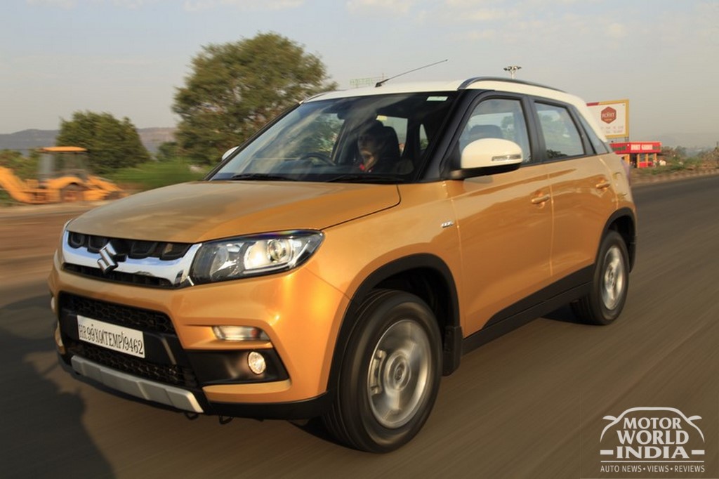 Maruti Vitara Brezza Front Three Quarter - Motor World India