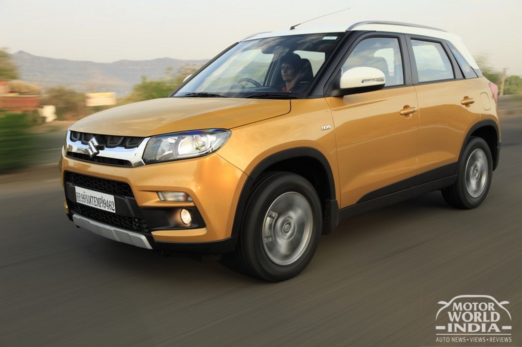 Maruti Vitara Brezza Front Three Quarter - Motor World India