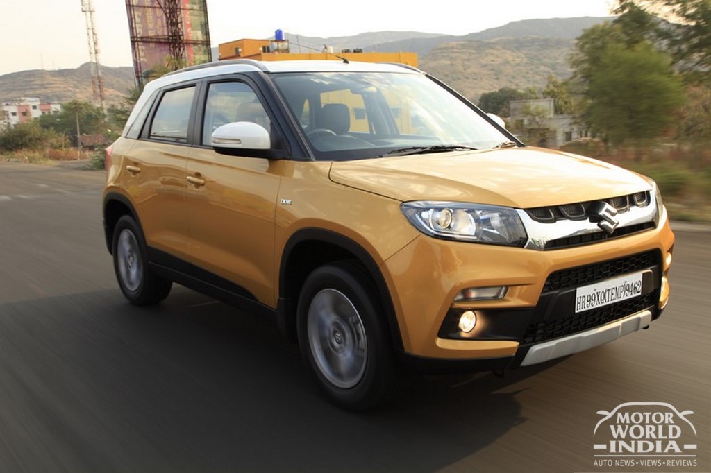 Maruti Vitara Brezza Front Three Quarter - Motor World India