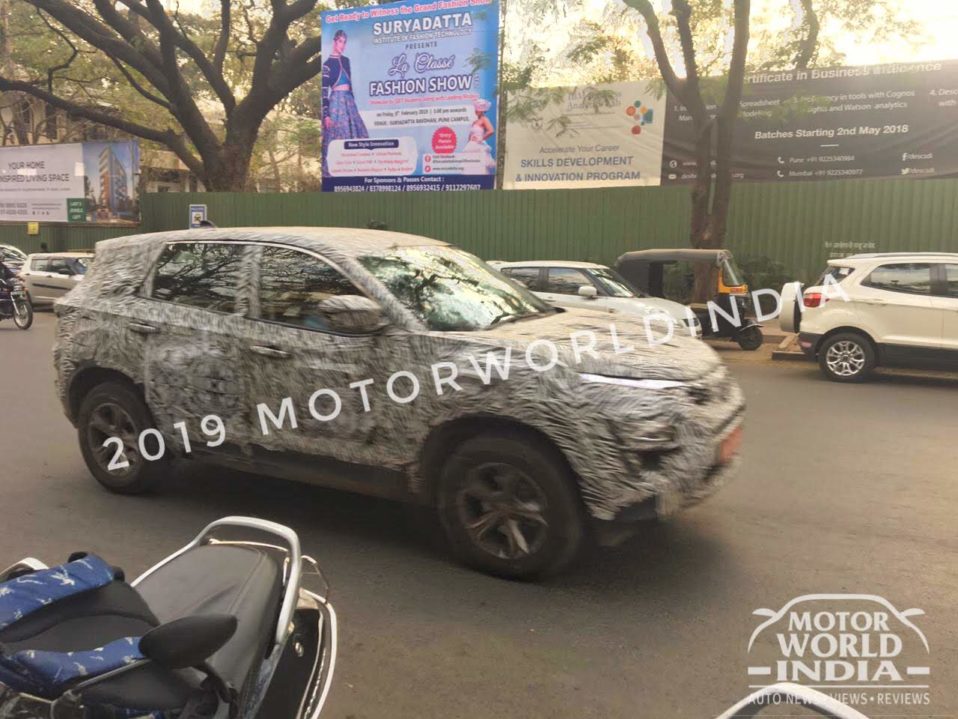 Exclusive Spy Shots - Tata Harrier 7 Seater (H7X) Spotted - Motor World ...