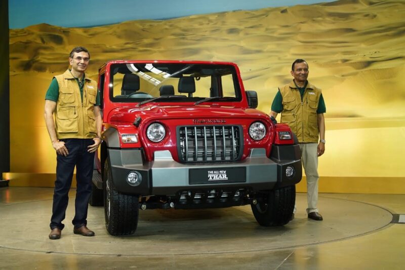 Live Mahindra Unveils The All New Thar Bookings To Open On 2nd