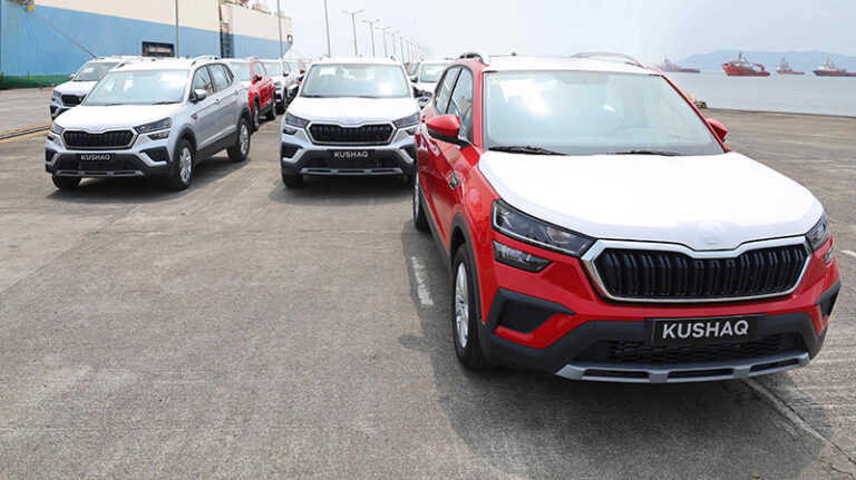 ŠKODA AUTO Volkswagen India commences exports of the ŠKODA KUSHAQ from ...